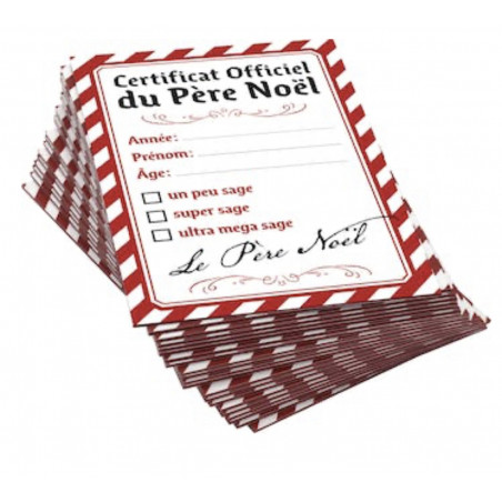 Le rapport du Père Noël pour les enfants sages